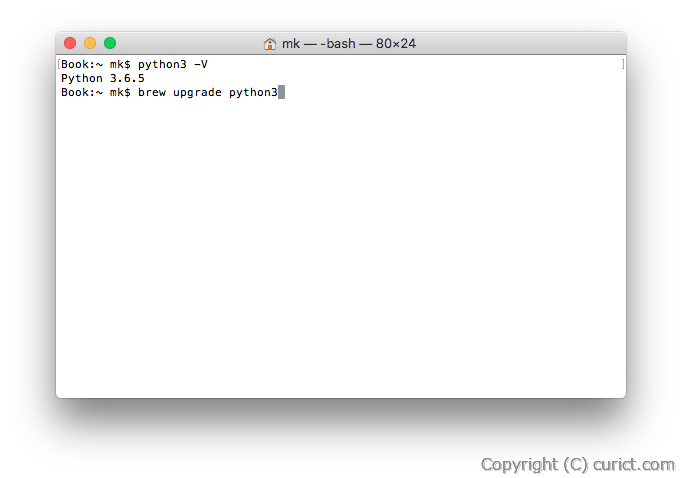 Python3 をアップデートする方法(macOS - Homebrew)